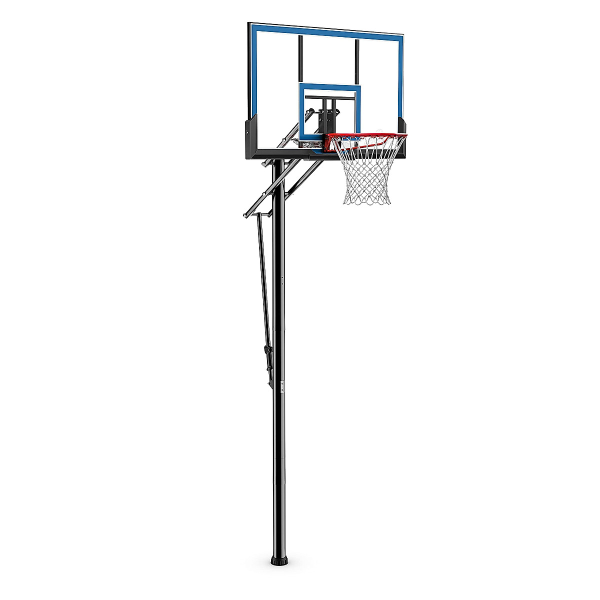 Spalding 48" Shatter-Proof Polycarbonate Pro Glide® In-Ground Basketball Hoop