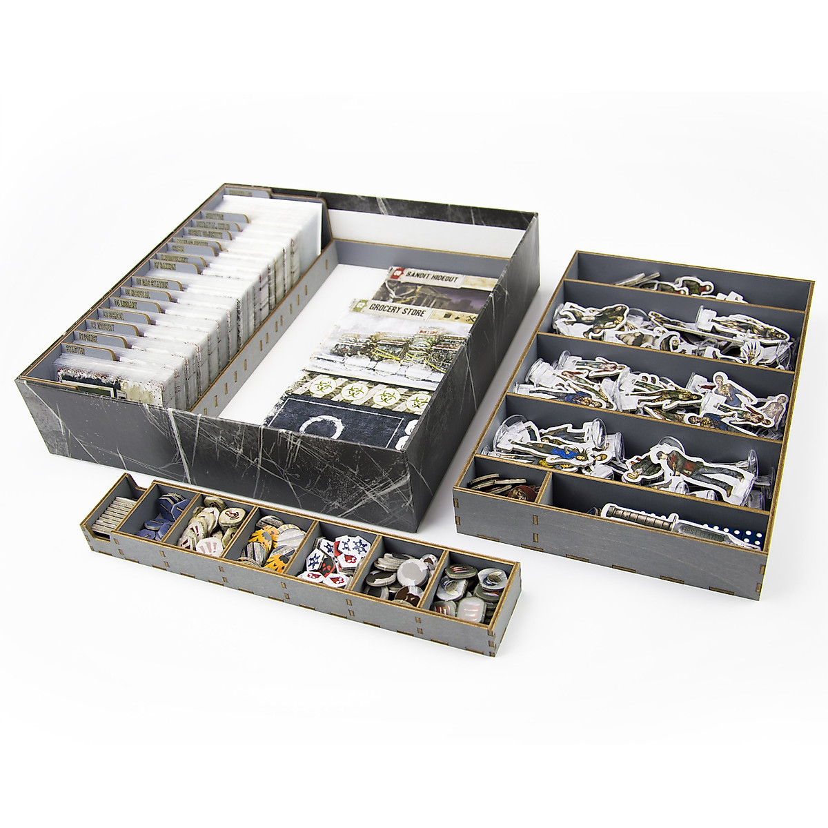Gaming Trunk Organizer for Dead of Winter: The Long Night. Winter Night Organizer