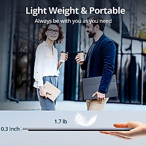 Dragon Touch 4K Portable - 15.6 Inch IPS HDR Gaming Monitor 100% sRGB FreeSync with Speakers VESA Compatible for Xbox PS4 Nintendo Switch Laptop PC Phone Mac Surface (Not Touchscreen)