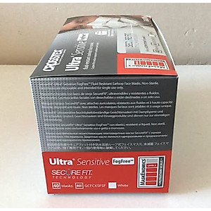 Blue Mask Crosstex International GCFCX Crosstex Fluid Resist Masks Anti-Fog 40/Bx