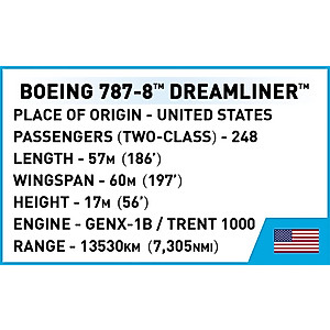 COBI Boeing 787-8™ "DREAMLINER™ Plane