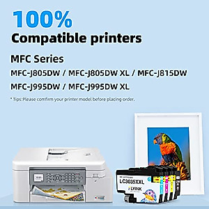 FLYINK LC3035XXL Ink Cartridge Replacement for Brother LC3035 LC3033 Work for MFC-J995DW MFC-J815DW MFC-J805DW Printer