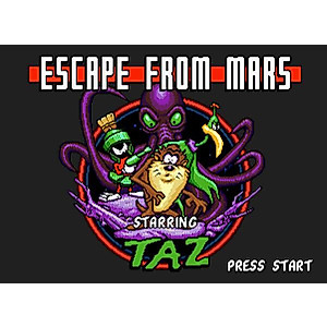 Taz in Escape from Mars 16 bit MD Game Card For Sega Mega Drive For Genesis-JP-SHELL