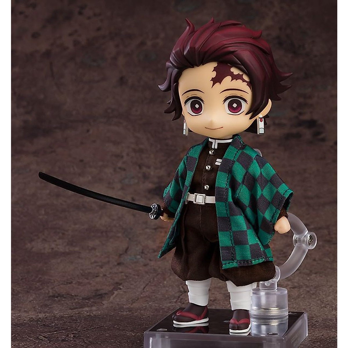 Good Smile Demon Slayer: Kimetsu no Yaiba: Tanjiro Kamado Nendoroid Doll Action Figure, Multicolor