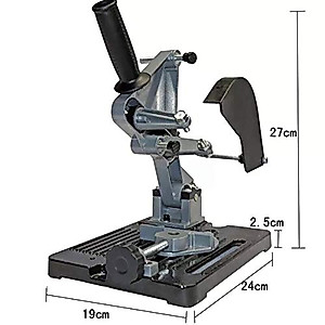 TAUFAOD Holder Angle Cutter Stand Cast Iron Cutter Heavy Duty Multifunctional Cutting Support Bracket Machine for 100 and 125 angle grinder