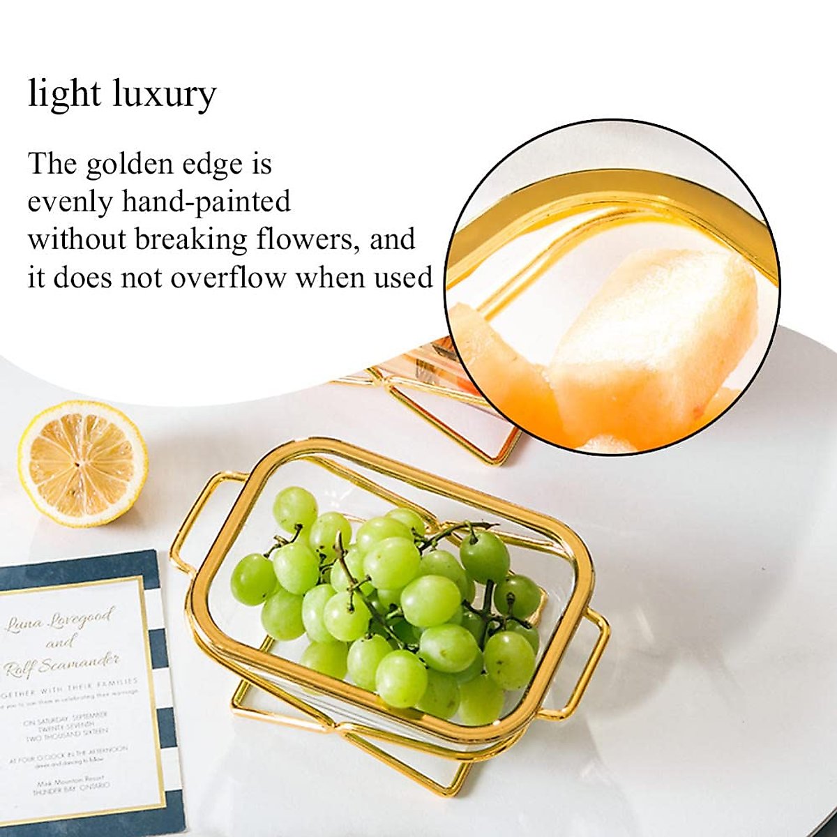 WMGoods，Fruit Platter，Fruit Tray，Fruit Trays for Serving for Party，Candy Storage Box，Party Tray，Veggie Tray，Serving Platter，Snack Tray，Serving Trays for Party，Suitable for Restaurants, Parties。