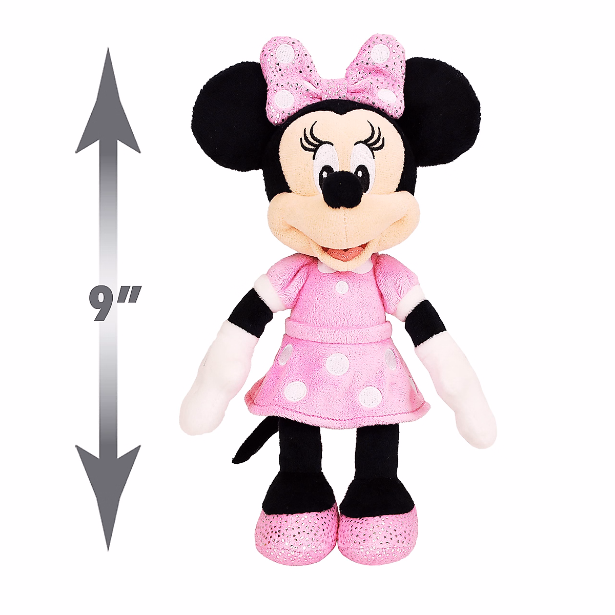 Disney Junior Mickey Mouse and Minnie Mouse Beanbag Plushie 2-Pack Stuffed Animals