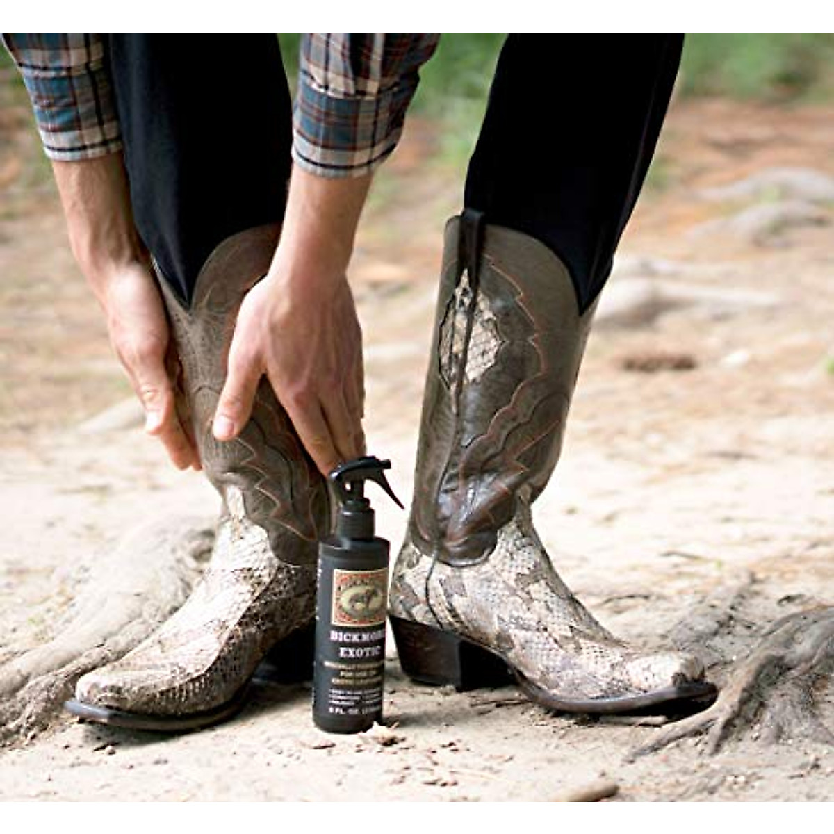 Bickmore Exotic 8oz - Specially Formulated Leather Spray Used to Clean Condition Polish and Protect Exotic Leathers & Reptile Skins