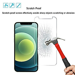 Ailun 2 Pack Screen Protector for iPhone 12 Mini [5.4 inch] with 2 Pack Tempered Glass Camera Lens Protector,Tempered Glass Film,[9H Hardness]-HD