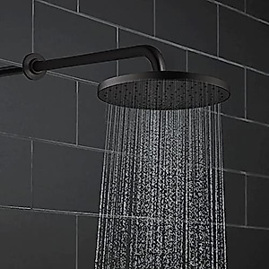 Fontana St. Gallen Round Rain Shower Head With Masterclean Spray Face In Oil Rubbed Bronze Finish (8 Inch)