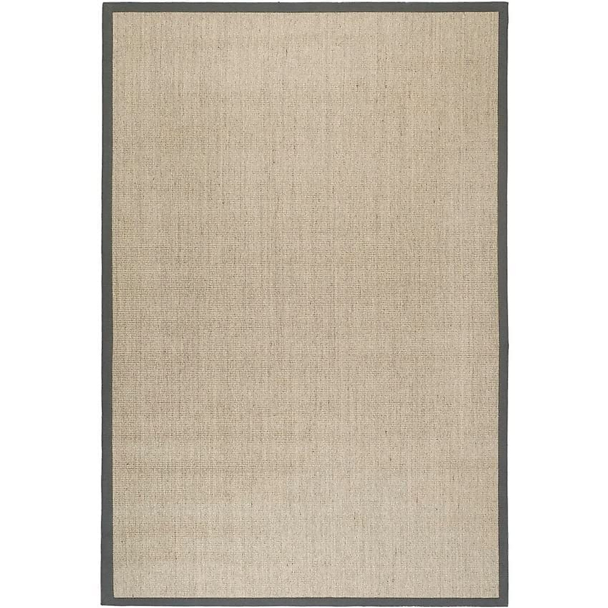 SAFAVIEH Natural Fiber Collection Accent Rug - 2' x 3', Marble & Grey, Border Sisal Design, Easy Care, Ideal for High Traffic Areas in Entryway, Living Room, Bedroom (NF441B)