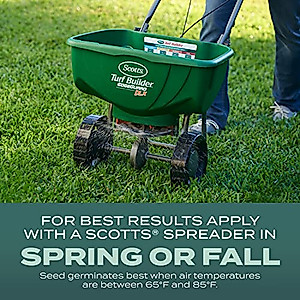 Scotts Turf Builder Grass Seed Dense Shade Mix with Fertilizer and Soil Improver, Grows With Little Sunlight, 2.4 lbs.