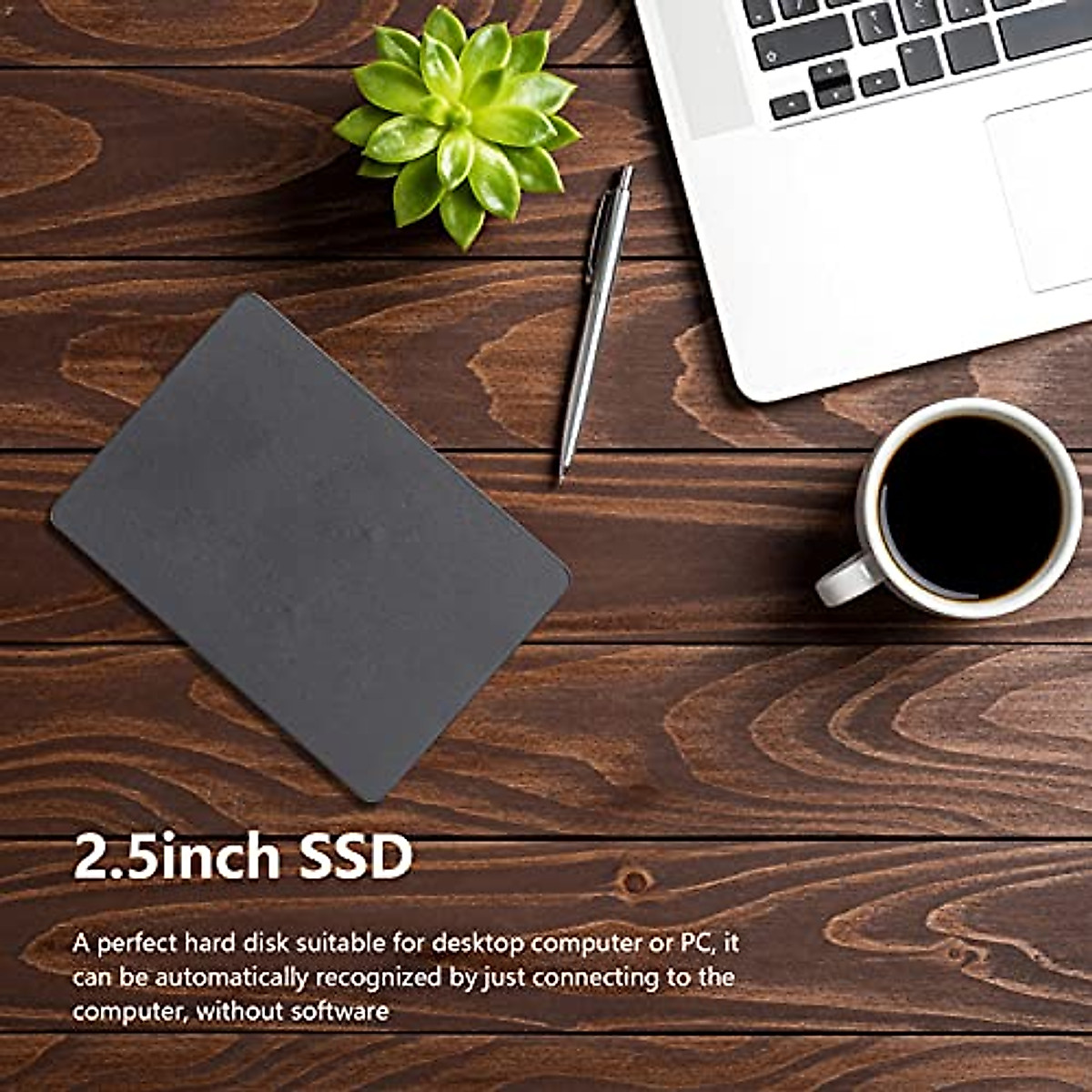 Garsentx Portable Mobile Solid State Disk for Desktop PC Computer, 2.5 Inch High Speed Metal Hard Drive External Hard Drive Portable HDD for Linux/WinXP/Win/7/8/10(16GB)