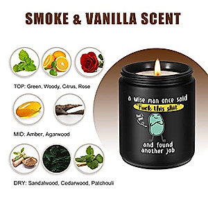 GSPY Candles - New Job Gifts for Men, Coworker Leaving Gifts for Men - New Job Gifts, Congratulations Gifts for Men - Funny Going Away Gift, Goodbye Gifts, Farewell Gifts for Coworker, Friend