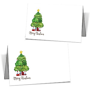 25 Pack Place Cards, Editable Name Cards for Table Seating, Christmas Holiday Party Tent Style Cards for Baby Shower, Birthday Party, Party Decoration and Supplies-LE05