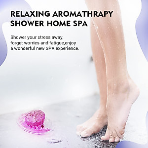 Effiland Aromatherapy Shower Steamers and Soap Holder Set, 6-Pack Shower Bombs with Essential Oils,Bath Gift for Women and Men Relaxing, Lavender, Eucalyptus, Peppermint, Orange Self Care Shower Set