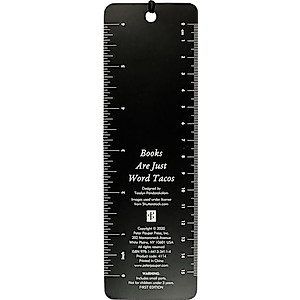 Books are Just Word Tacos Beaded Bookmark