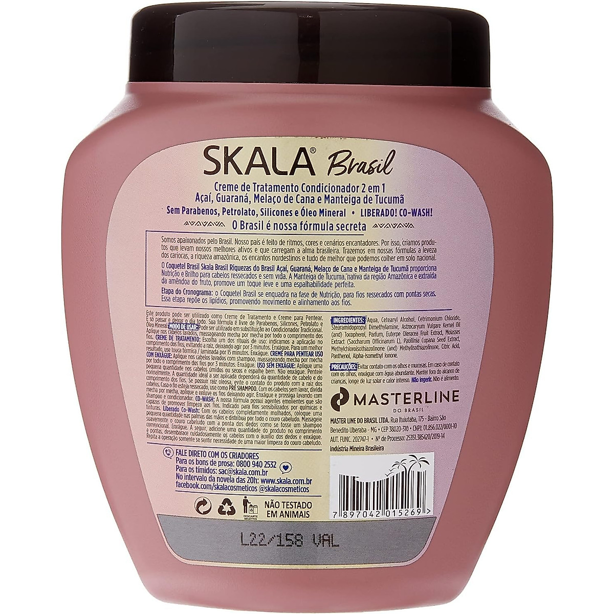 SKALA Hair Treatment Cream 1000G (COQUETEL BRASIL), MIXED, 35.27 Ounce