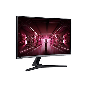 SAMSUNG 24" FHD 1080p CRG5 Curved Gaming Monitor, 144Hz, 4ms, Exclusive Gamer Settings, AMD Radeon FreeSync, Eye Saver Mode, 3000:1 Contrast Ratio, Black