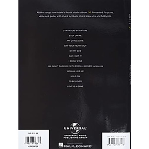 Adele - 30: Piano/Vocal/Guitar Songbook