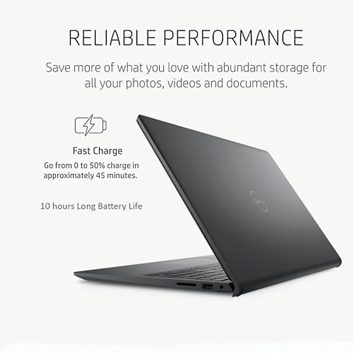 Dell Inspiron 15 3525 Laptop - 15.6" FHD Display for Business, AMD Ryzen 7 5700U(8-core, Beats i7-1265U) Processor, 64GB RAM, 2TB SSD, Long Battery Life, Wi-Fi, Bluetooth, HDMI, Windows 11 Home