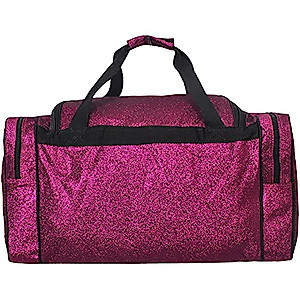 NGIL Canvas 23" inch Duffle Bag (Hot Pink Glitter)