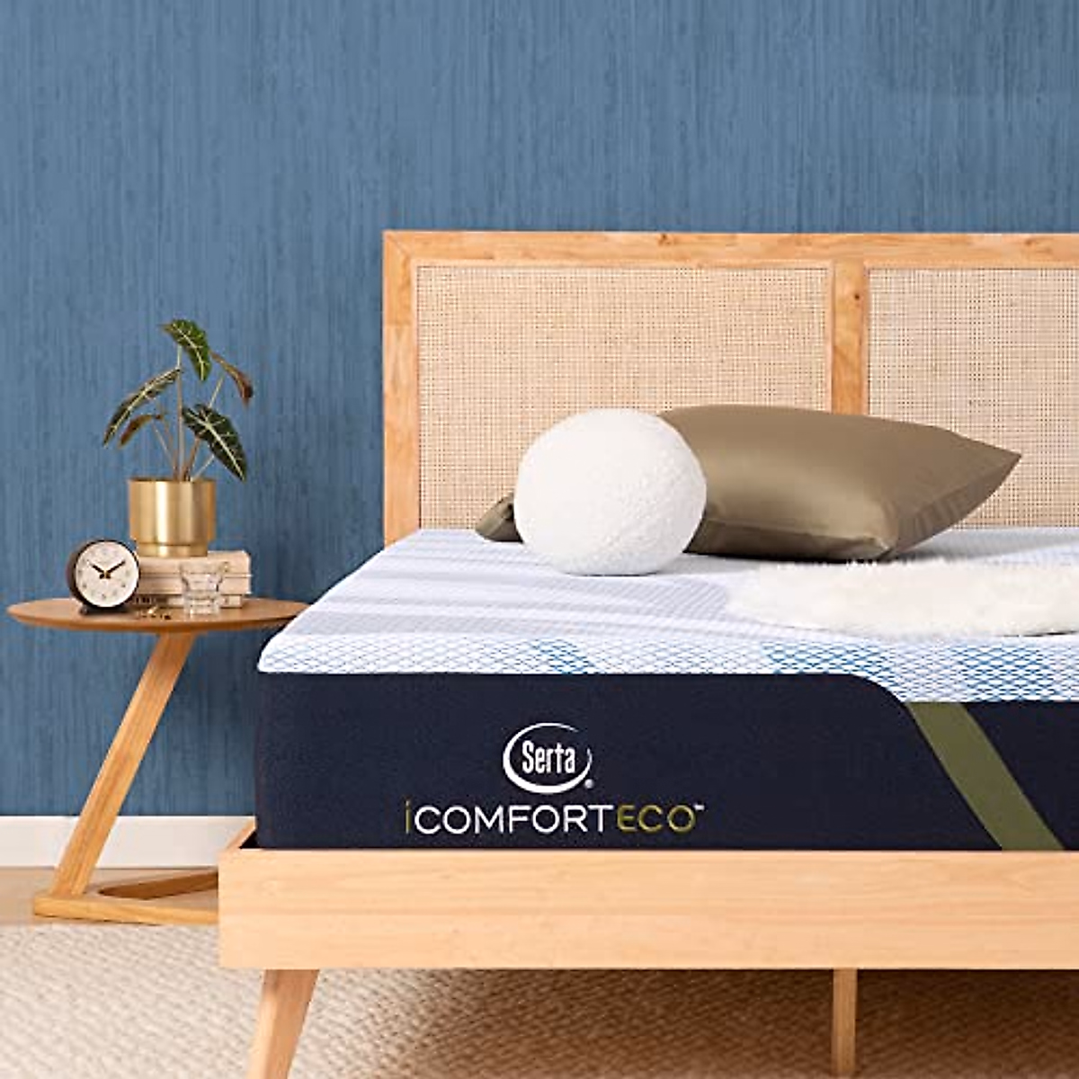 Serta - iComfortECO F10 Medium 12" Twin XL Smooth Top Memory Foam Mattress, Cooling, Pressure Relief, Utilizing Recycled and Plant-based Material, 100 Night Trial, CertiPUR-US Certified