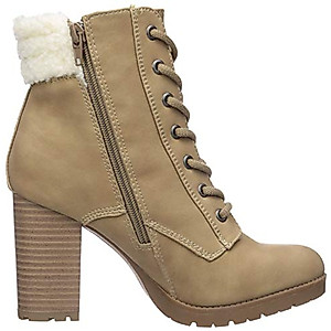 XOXO Women's Jeanna Hiking Boot, Natural, 7 M US