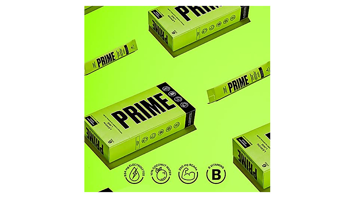 Prime Hydration+ Lemon Lime Sticks - Electrolyte Hydration Powder