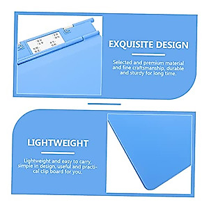STOBOK Case Folder Nursing Clip Board Paper Folder Digital Writing Pad File Folder A4 Paper Clip Nurse Clipboard Paper Clipboard Exam Paper Base Recording Board Abs Office Number Notebook