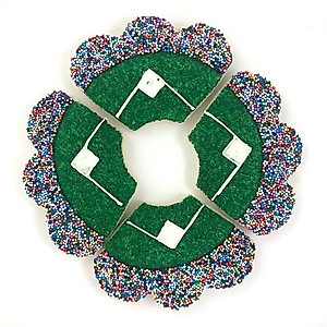 Foose Brand Cookie Cutters 4 Piece Platter Cookie Cutter Set 3 3/8 inTrapezoid, 4 in Teardrop Round, 3 in Clam and 4.5 in Fan Three Bumps, USA Made