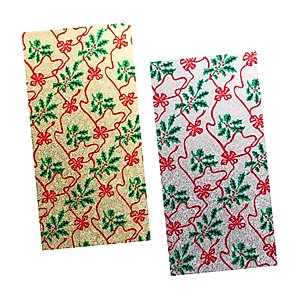 Culpitt Christmas Cake Boards | 8" x 4" Gold & Silver Oblong Cake Cards, 1.7mm Thin Card Plates For Presenting & Displaying Festive Bakes, Yule Logs, and Desserts - 25 Pack