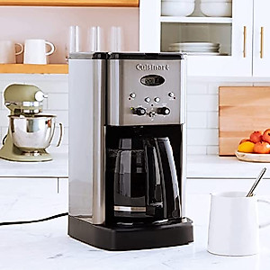 Cuisinart DCC-1200P1 Brew Central 12-Cup Programmable Coffeemaker Coffee Maker, Carafe, Brushed Chrome