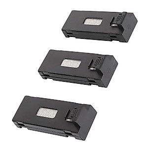 Airshi Drone Battery, Drone Rechargeable Battery 3PCS 2600MAH 3.7V Stable for S13 S1 APP8GPS