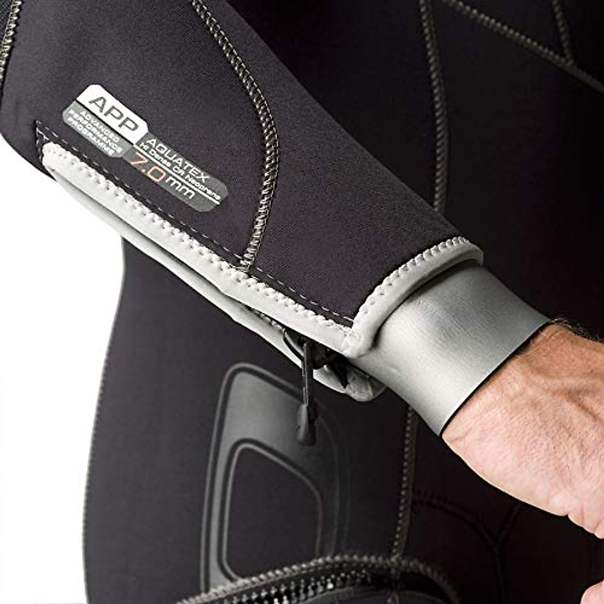 Waterproof Mens SD Combat 7mm Semi-Dry Wetsuit, Large