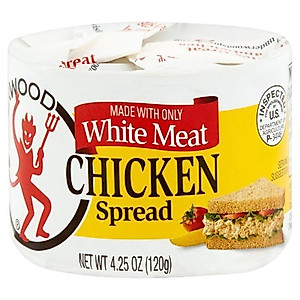Underwood, White Meat Chicken Spread, 4.25oz Container (Pack of 4)