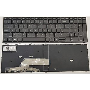 Sierra Blackmon US Layout Notebook Keyboard for HP ProBook 450 G5/455 G5/470 G5 Series, Black, No Backlight, 9z.nefsq.001 nsk-xk0sq 450 G5