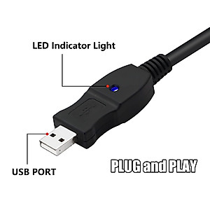 YACSEJAO USB Microphone Cable,3M/9.8FT USB to XLR Female 3 Pin Cable,USB Male to XLR Female Microphone Link Converter Cable for Microphones,Guitar,or Recording Karaoke Sing