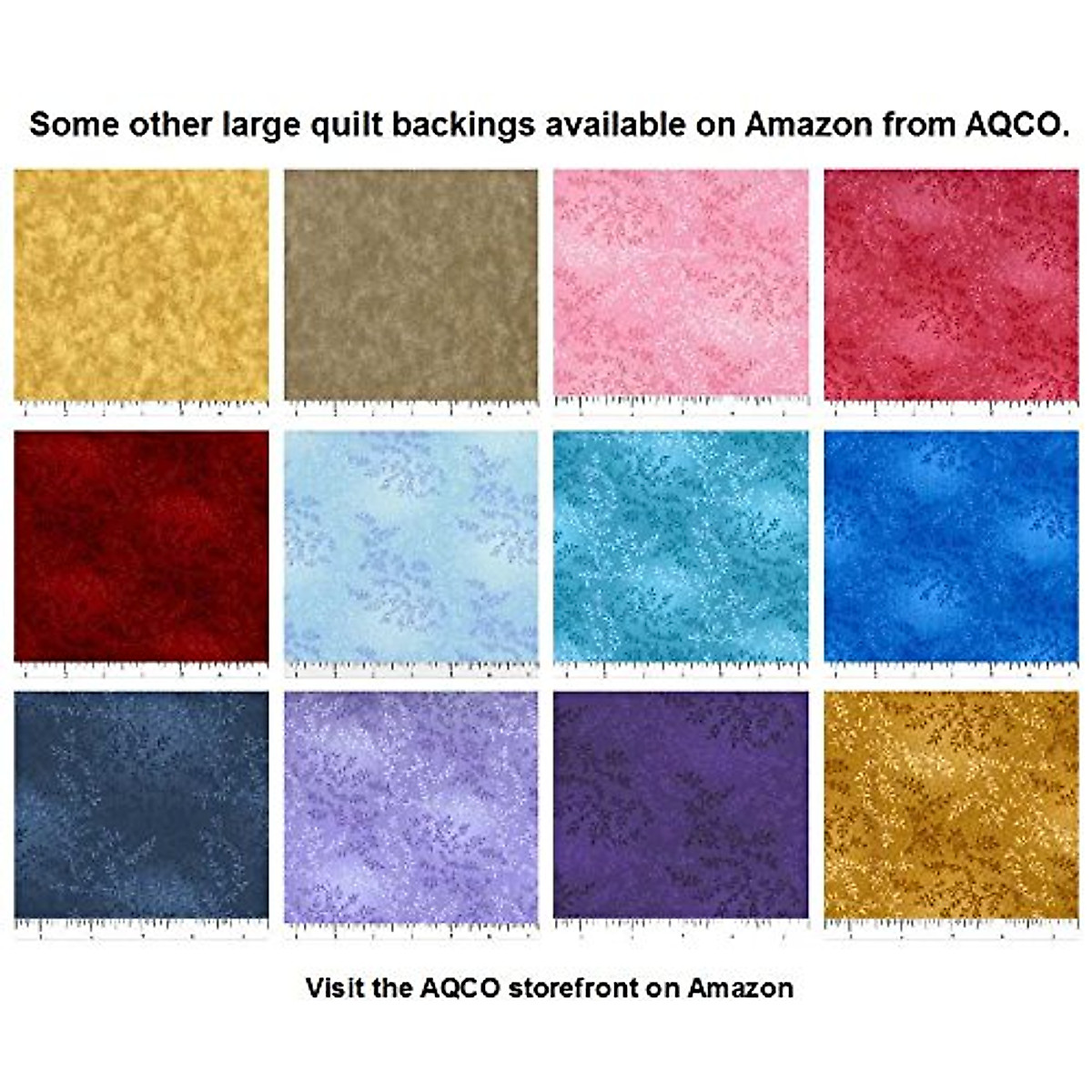 Quilt Backing, Large, Seamless, from AQCO, Brick Red, 44395-108