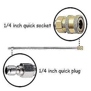 M MINGLE Pressure Washer Extension Wand, Pressure Washer Accessories Kit, 1/4 inch