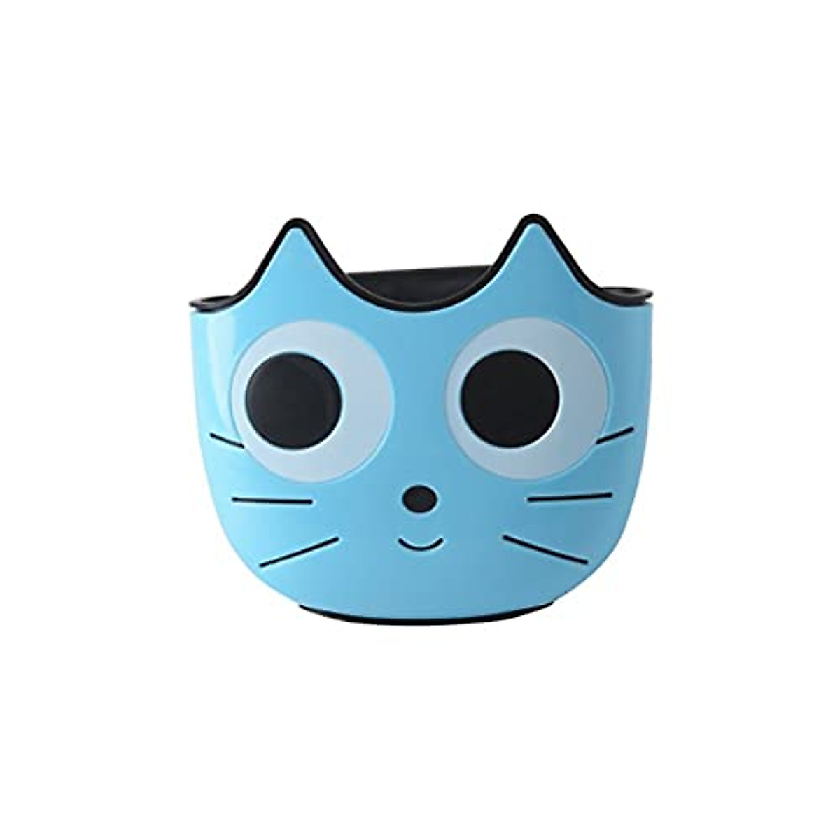 LuckyBamboo Sink Sponge Holder Hanging, Cute Gadgets Basket with Buckle for Kitchen, Bathroom, Workplace Organizer (Bule+Pink 2Pack)