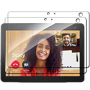 Warmyee [2 Pack] Screen Protector for Echo Show 10 10.1", Tempered Glass Screen Film Guard for Amazon Echo Show 10 (3rd Gen)