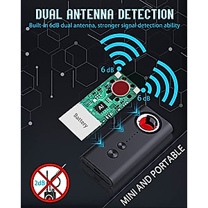 KAMAWO Hidden Camera Detectors,Hidden Devices Detector,Infrared Camera Sweeper,Camera Detector,Spy Camera Detector,Bug Detector, Spy Detector,Hidden Camera Finder