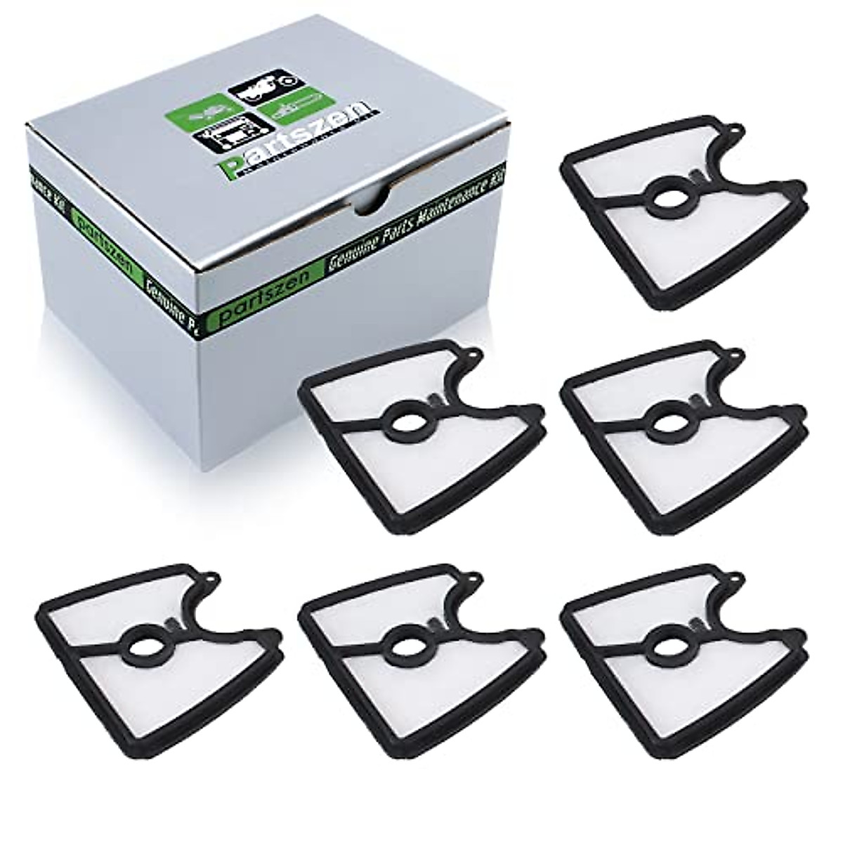 partszen 545112101 Air Filter for Hus 125B 125BX 125BVX Craftsman 358794810 358794811 Blower,6 Packs