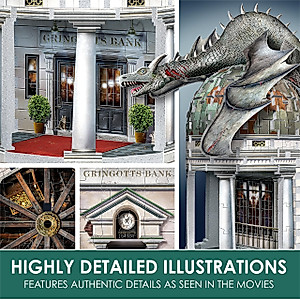 Wrebbit3D Harry Potter 3D Puzzle Model of Gringotts Bank | Diagon Alley Collection | A Mystical Journey of 300 Pieces for Witches, Wizards, and Muggles