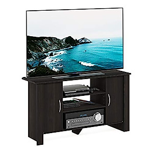 Furinno Econ TV Stand Entertainment Center, Espresso