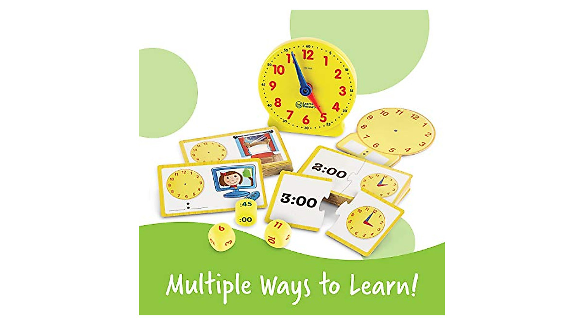 Learning Resources 41-Piece Time Activity Set for Kids