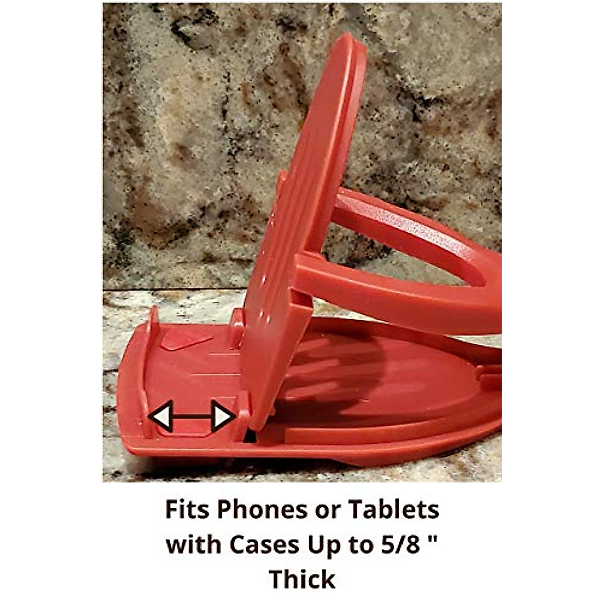 Cestari Recipe Holder Stand for Smartphones and Tablets, Keep Your Phone, Kindle, or iPad Convenient While Cooking - Original Kitchen Gadget Phone and Tablet Stand