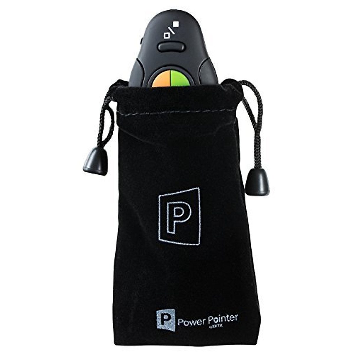PowerPoint Presentation Clicker, USB Wireless Presenter Remote with Lazer Pointer, Black, for Microsoft Power Point RF 2.4 GHz