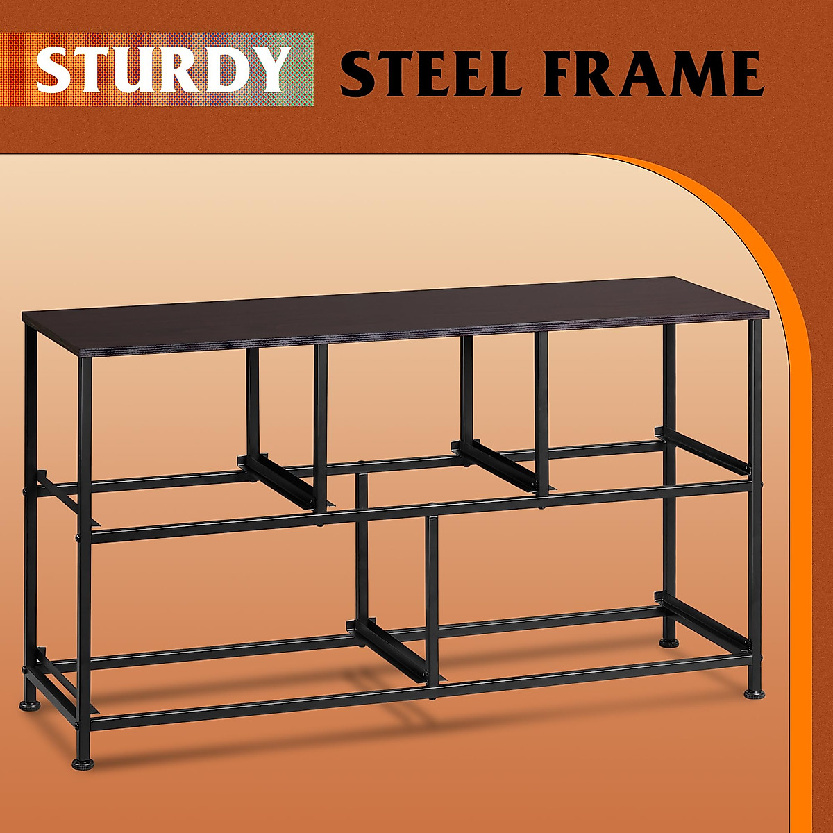 WLIVE Dresser for Bedroom with 5 Drawers, Wide Chest of Drawers, Fabric Dresser, Storage Organizer Unit with Fabric Bins for Closet, Living Room, Hallway, Nursery, Dark Grey